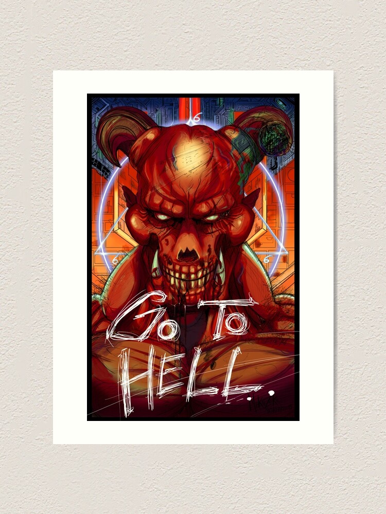 "DOOM BARON OF HELL V2" Art Print for Sale by makuzoku | Redbubble