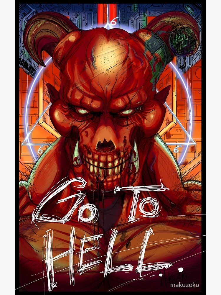 "DOOM BARON OF HELL V2" Poster by makuzoku | Redbubble