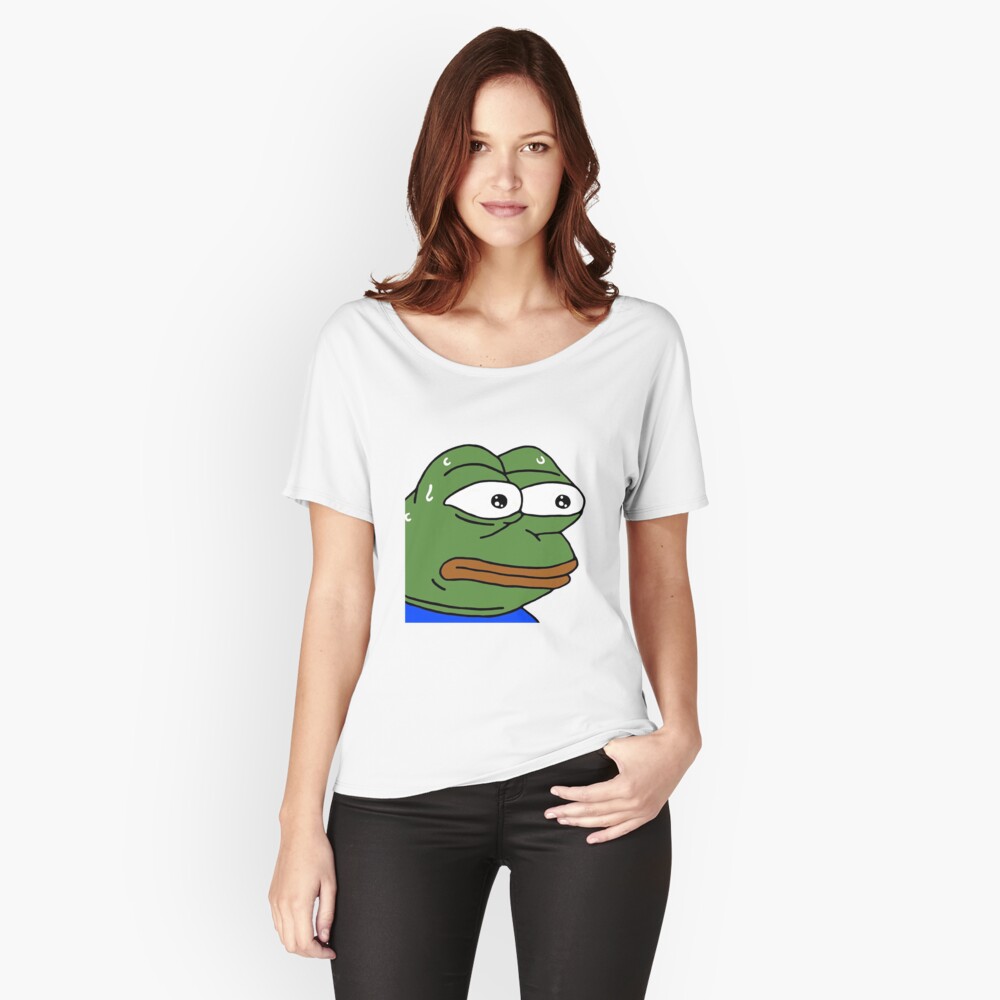"Pepe sweating" Sticker for Sale by SCha | Redbubble