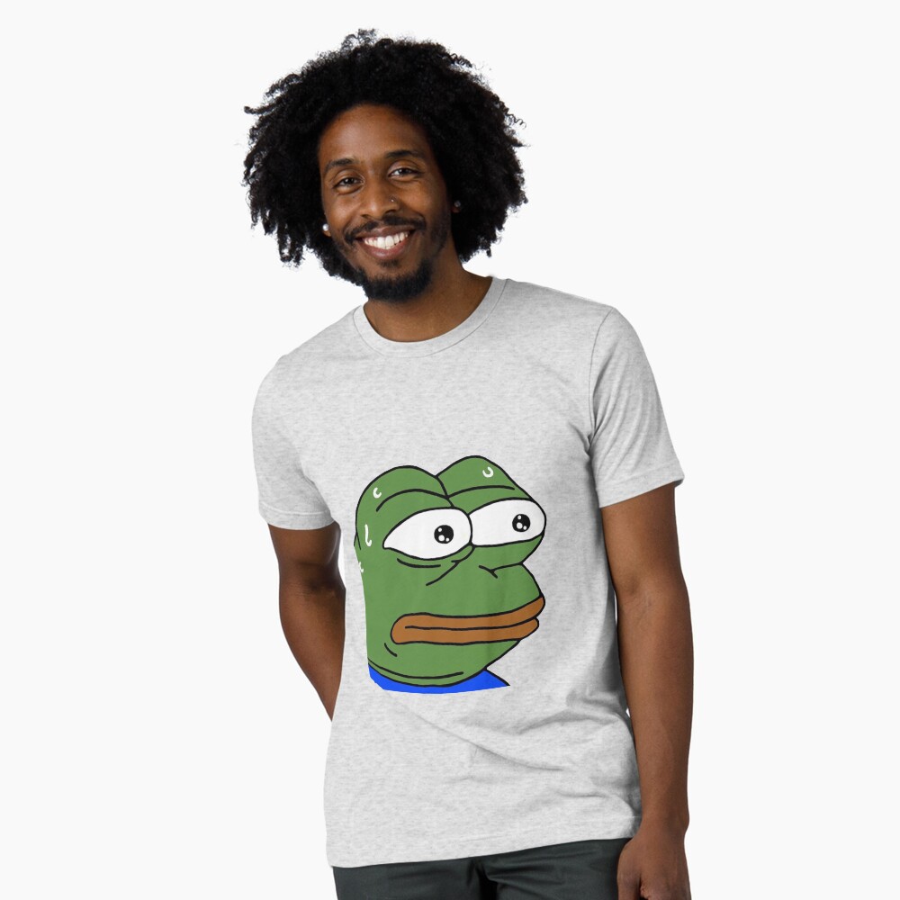"Pepe sweating" Sticker for Sale by SCha | Redbubble