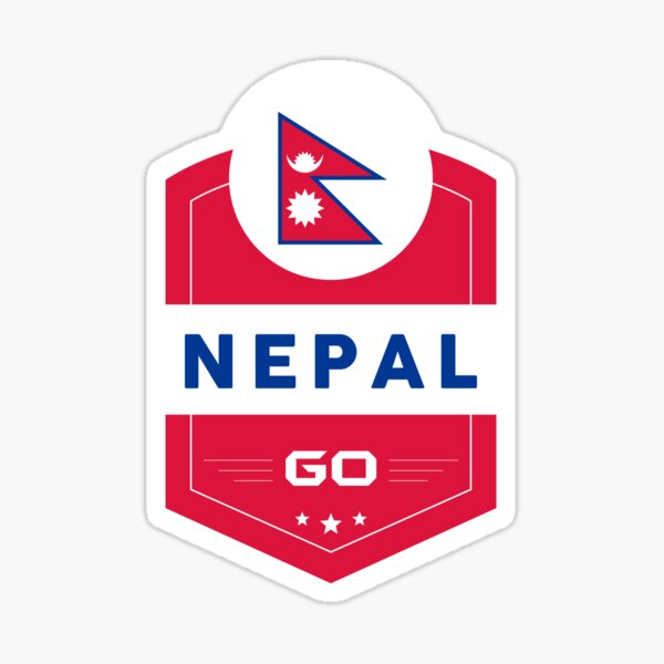 "NEPAL FLAG" Sticker for Sale by MarkMotta | Redbubble