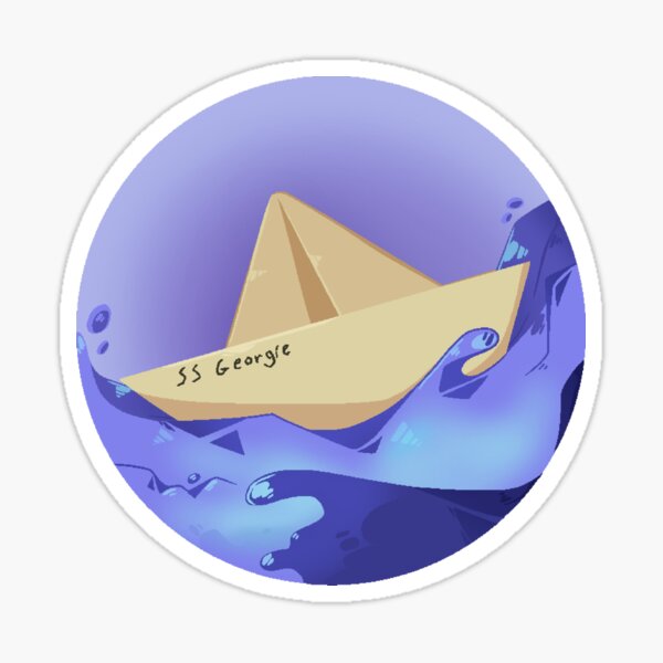 "SS Georgie" Sticker for Sale by RottenHyena | Redbubble