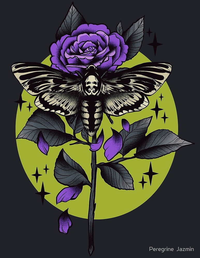 "Death Hawk Moth" by Peregrine Jazmin | Redbubble