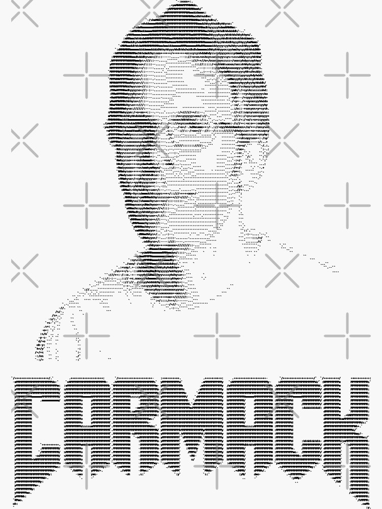 "John Carmack (Ascii Art)" Sticker for Sale by MAIRACARDOSO | Redbubble