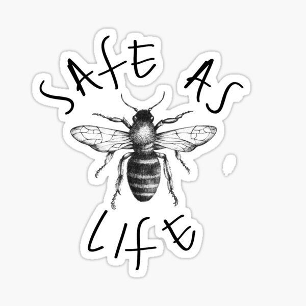 "Safe as life 2" Sticker for Sale by Robyncutforth | Redbubble