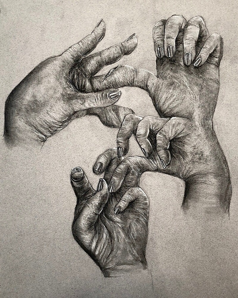 ""Morph" - Hands Metamorphosis " by JennyArtt | Redbubble