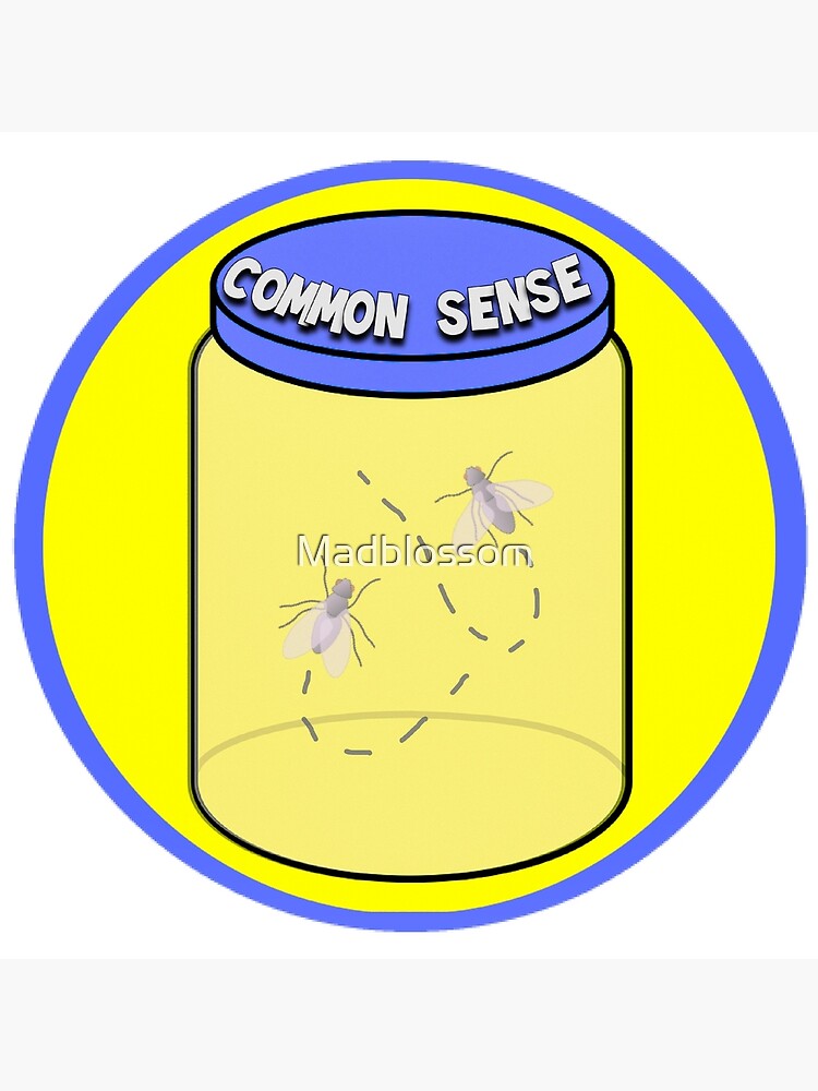 "Common Sense" Framed Art Print for Sale by Madblossom | Redbubble
