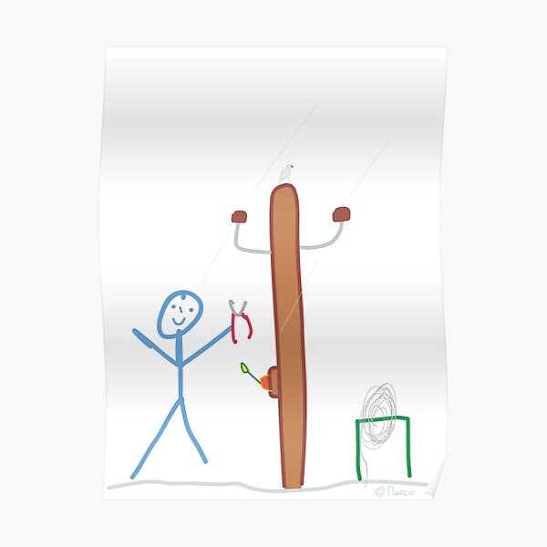 "Electrician Stickfigure electricity cable installation Work job ...