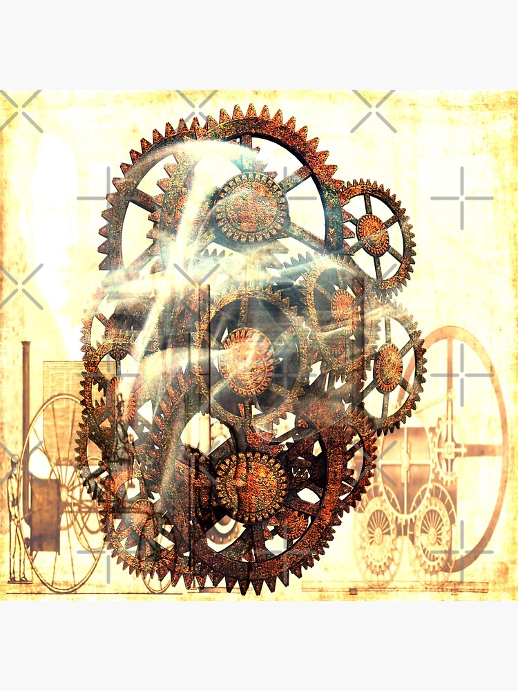 " Steampunk Cogwheel Gears | 19th century Steam Powered Machinery ...
