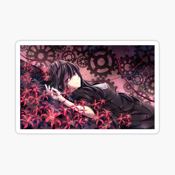 "Homura Witch" Sticker for Sale by SpukyCat | Redbubble