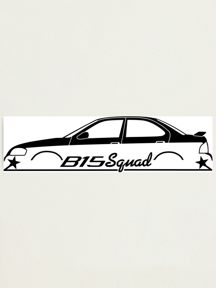 Lámina fotográfica «B15 Squad | SE-R (con spoiler trasero)» de turnerco ...