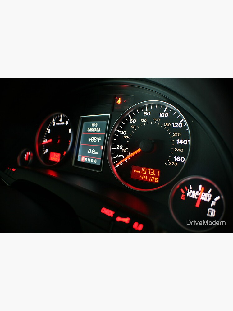 "Rare A4 3.2 Quattro Speedo Cluster" Poster for Sale by Drivemodern ...