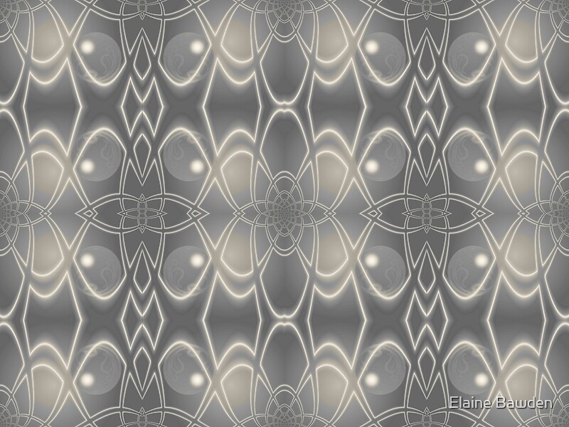 "Soft Gray Pattern" by Elaine Bawden | Redbubble