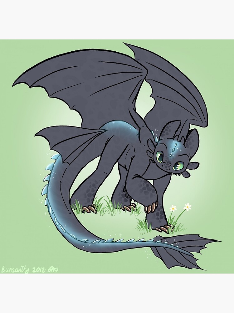 "Cute Toothless" Poster for Sale by bunsanity | Redbubble