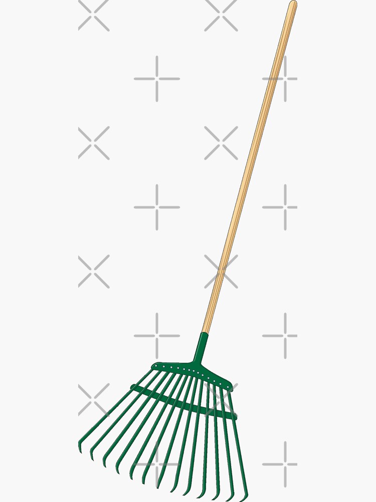 "Rake " Sticker for Sale by Judge-Hatchet | Redbubble