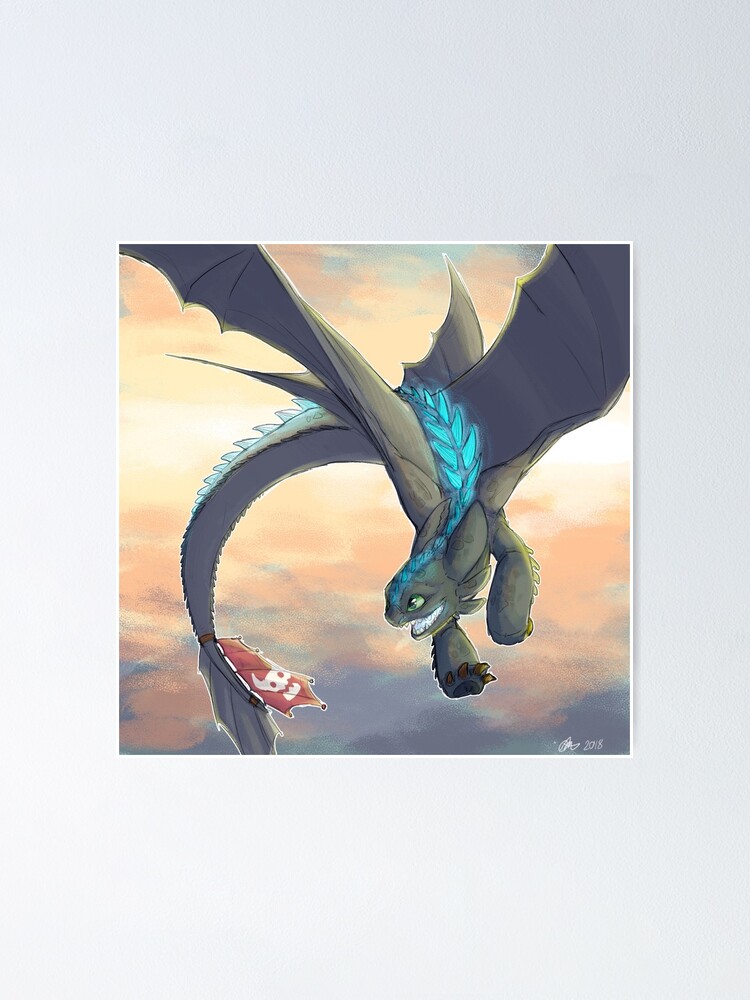 "Toothless" Poster by bunsanity | Redbubble