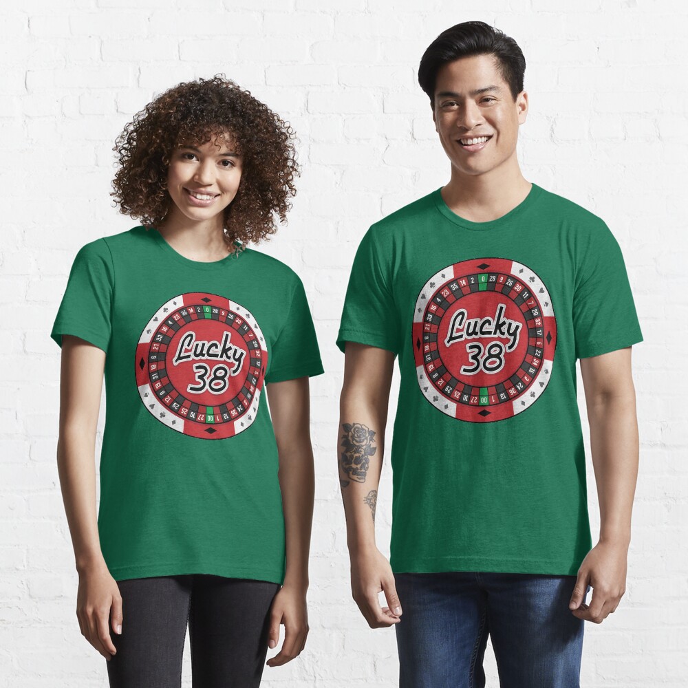 "Lucky 38 Casino Chip" T-shirt for Sale by CeilingCow | Redbubble ...