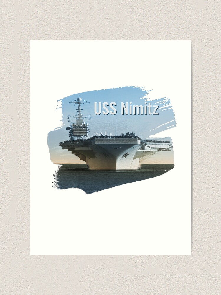 "USS Nimitz" Art Print for Sale by Spyinthesky | Redbubble