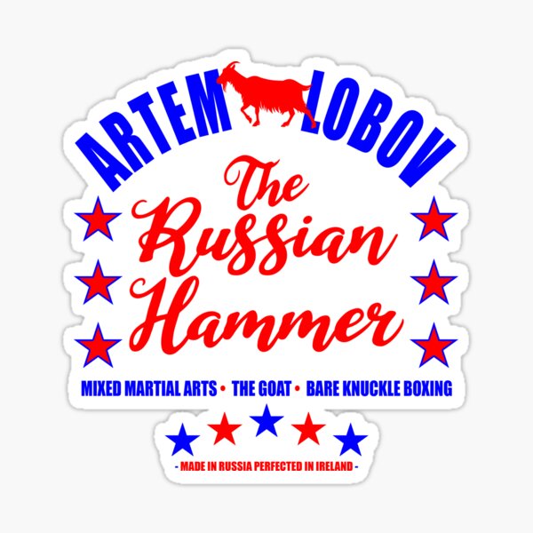 "Artem Lobov" Sticker by SavageRootsMMA | Redbubble