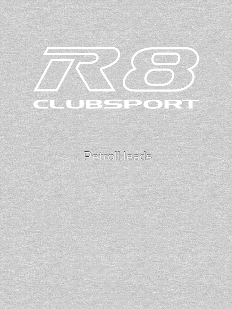 "R8 Clubsport WHITE EDITION" T-shirt for Sale by PetrolHeads ...