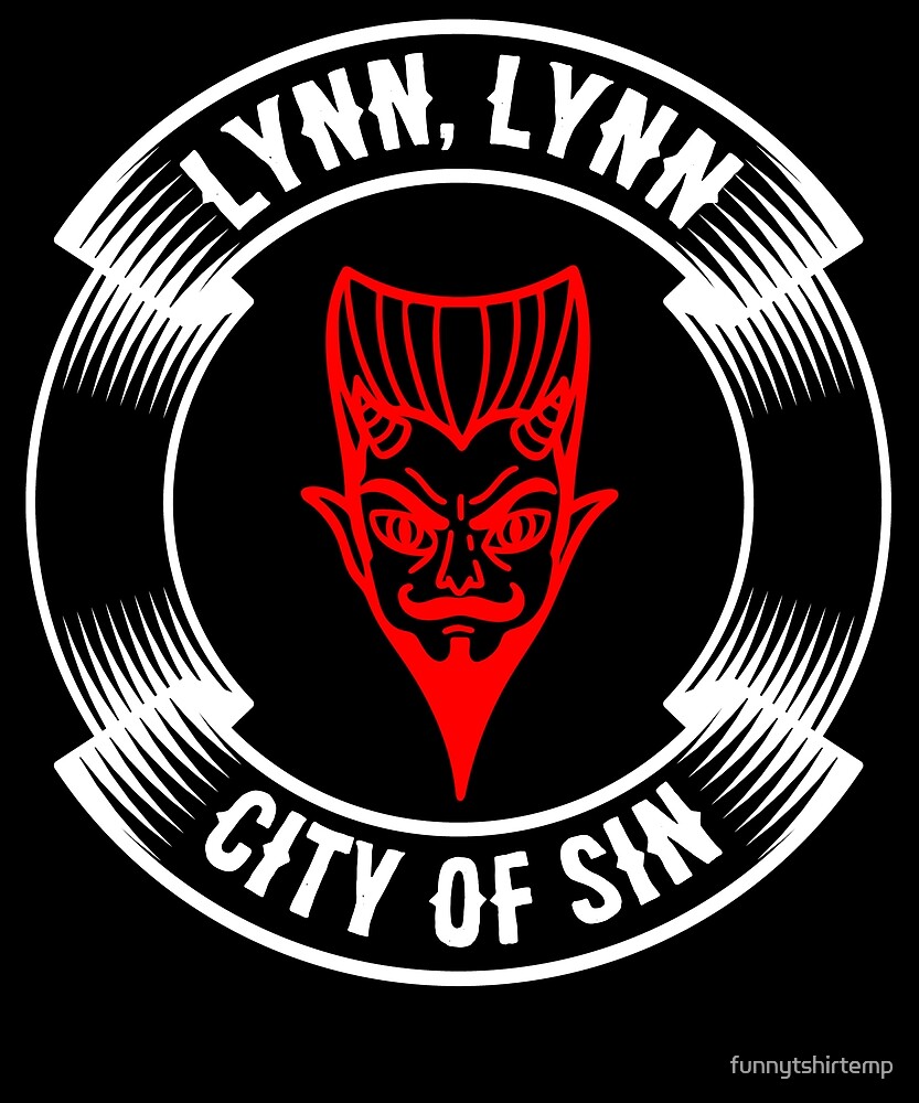 "Lynn, Lynn City of Sin MA Massachusetts Devil Logo Funny" by ...