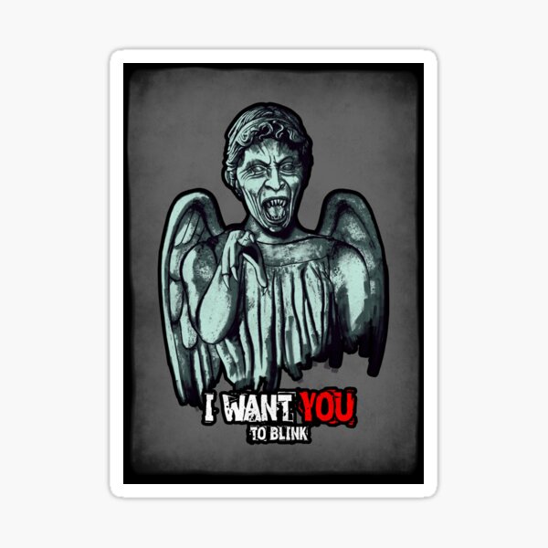 "Weeping Angel" Sticker for Sale by RemusCB | Redbubble