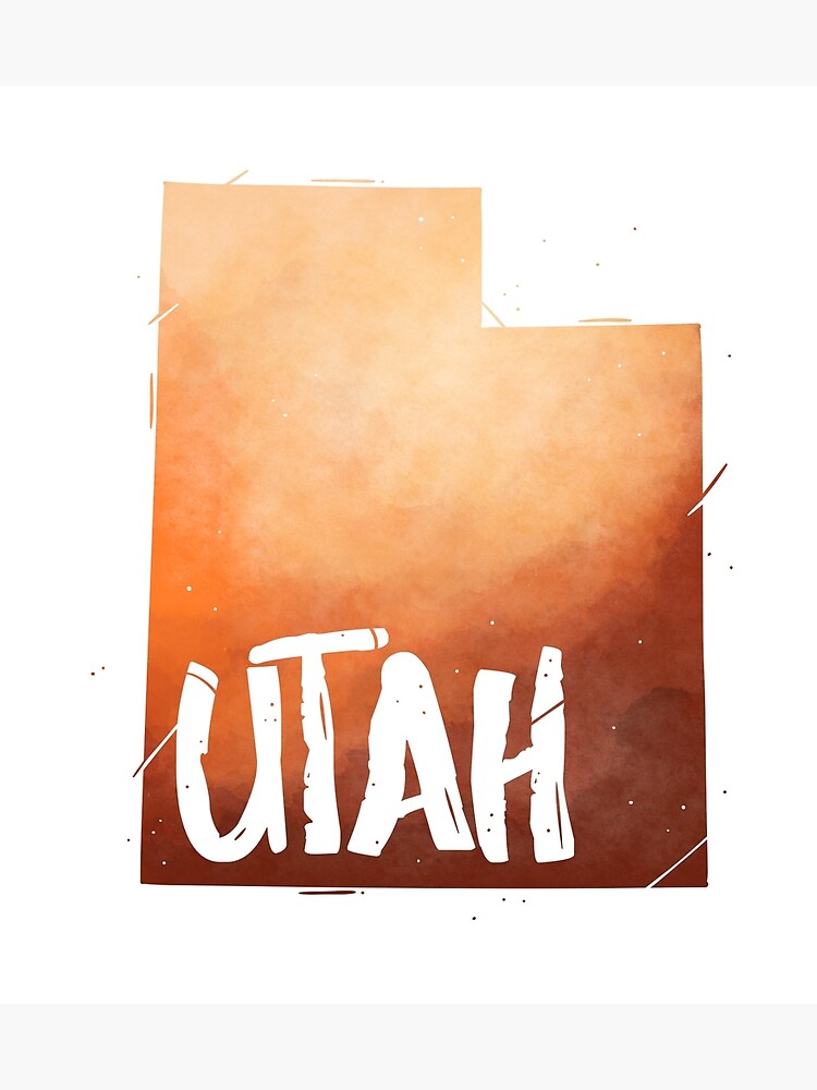 "Utah" Poster by Motivburg | Redbubble