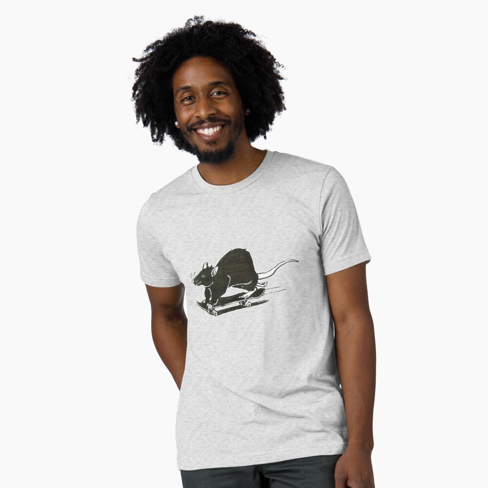 "Skater Rat" Sticker for Sale by natrowlandart | Redbubble