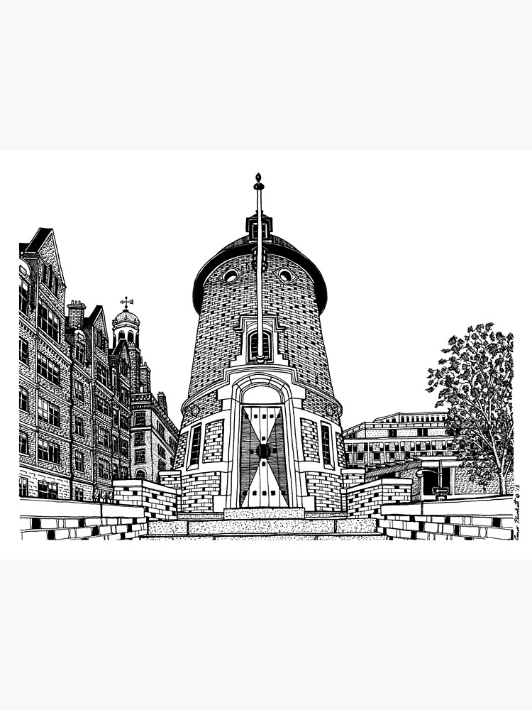 "Harvard Lampoon Building, Cambridge Drawing" Poster by cplunkett ...