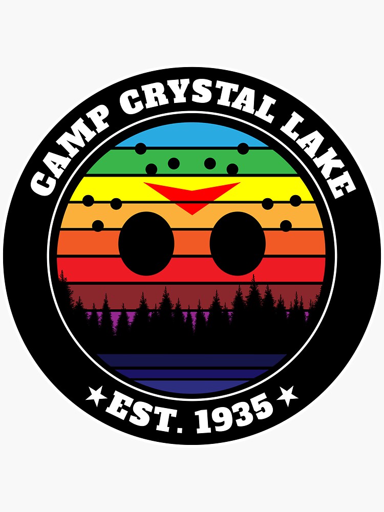 "Camp Crystal Lake Vintage Style Sticker" Sticker for Sale by ...