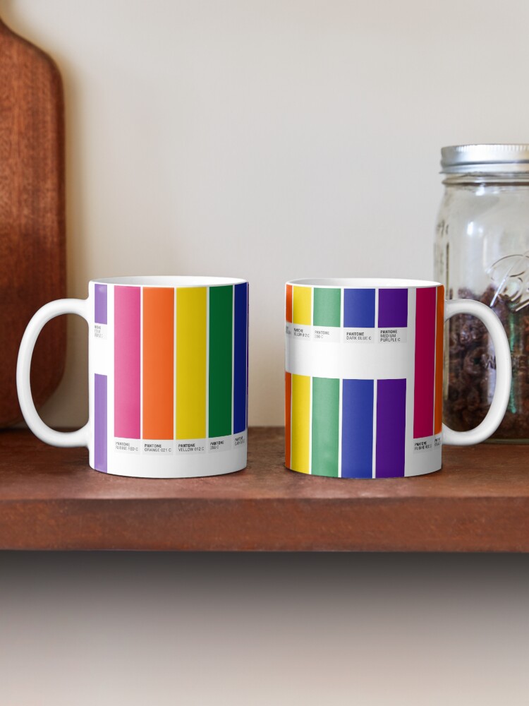 "Pantone Pride Flag" Coffee Mug by BlackBones | Redbubble