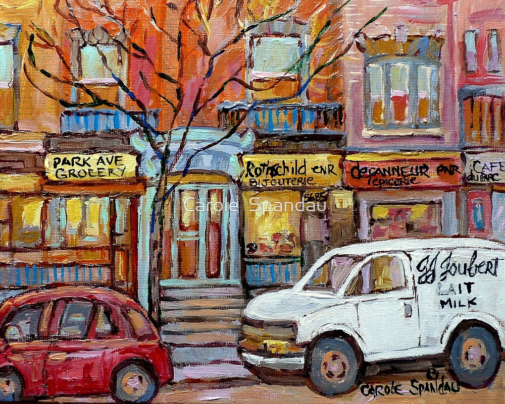 "JJ JOUBERT MILK TRUCK QUEBEC PAINTING C SPANDAU CANADIAN ART PARK ...