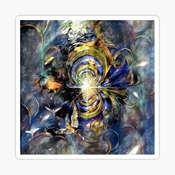 "Space Angels" Sticker by rolffimages | Redbubble