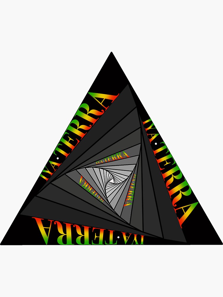 "Iya Terra Sacred Geometry" Sticker for Sale by malcam5 | Redbubble