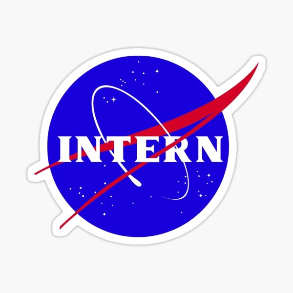 "NASA Intern" Sticker by danigirl244 | Redbubble