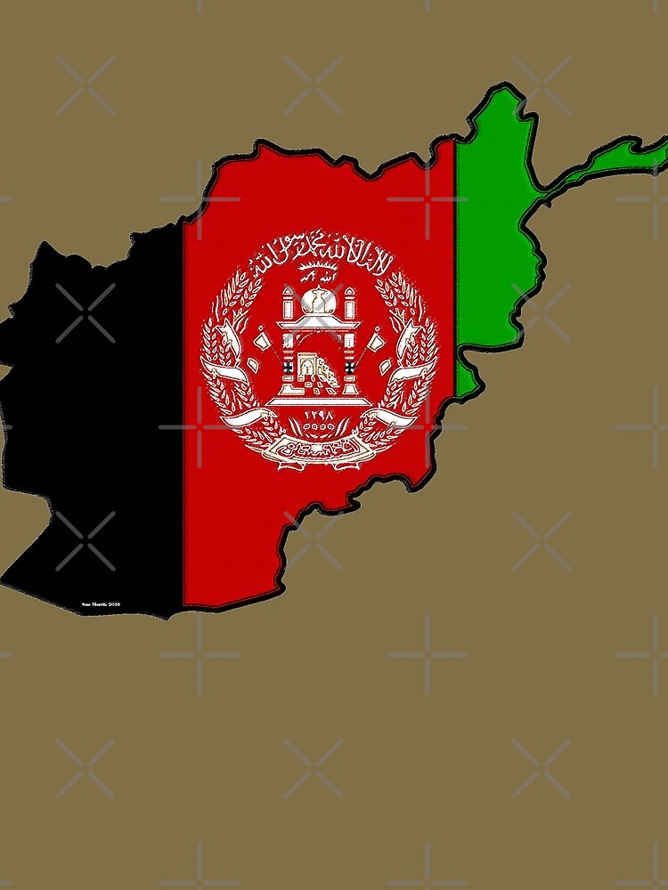 "Afghanistan Map With Afghan Flag" Drawstring Bag for Sale by Havocgirl ...