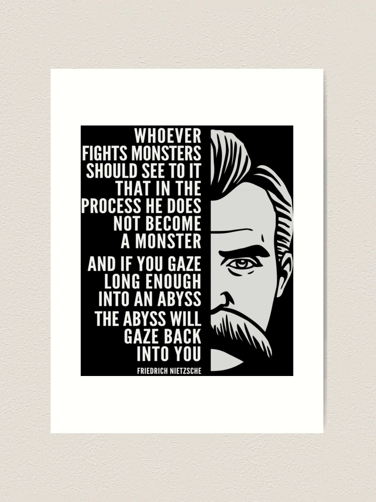 Nietzsche Monster Sitater Friedrich Nietzsche #friedrichnietzsche