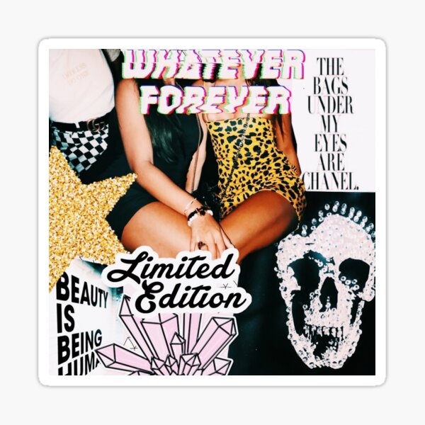 "whatever forever collage" Sticker for Sale by missvf | Redbubble