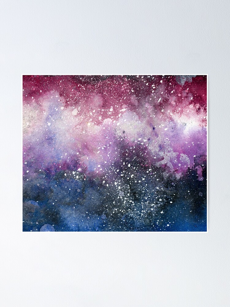 "Gender Fluid Pride Galaxy" Poster by Vianki | Redbubble
