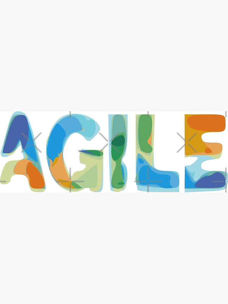 "Agile Methodology Project Management Design Logo" Poster by businesshq ...