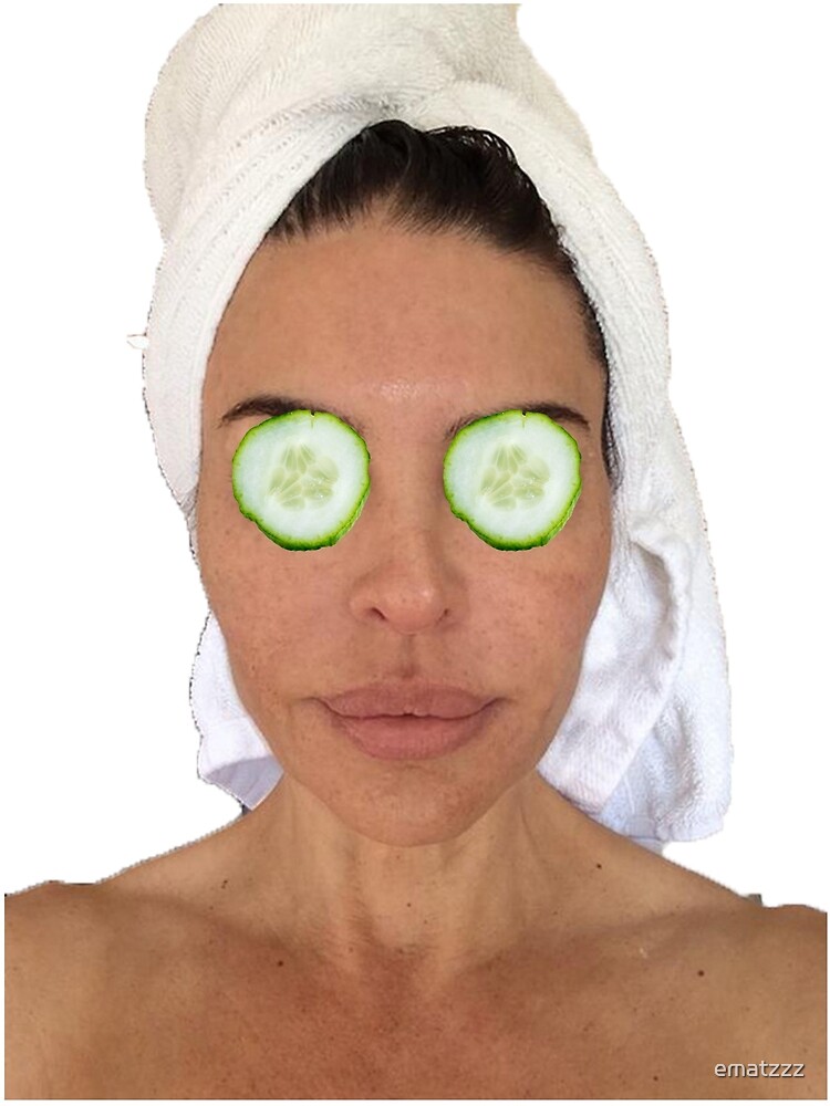 "LISA RINNA cucumbers" Poster by ematzzz | Redbubble