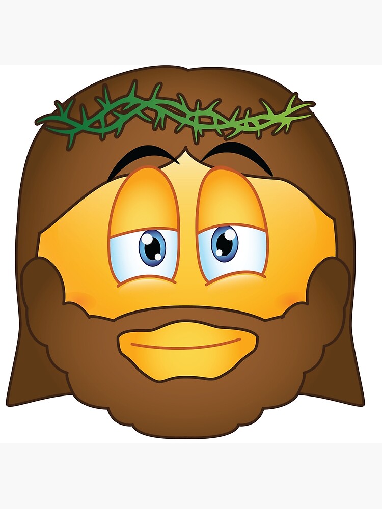 Jesus Christian Emoji Poster Von Empiresmobile Redbubble jesus-christian-emoji-poster-von-empiresmobile-redbubble