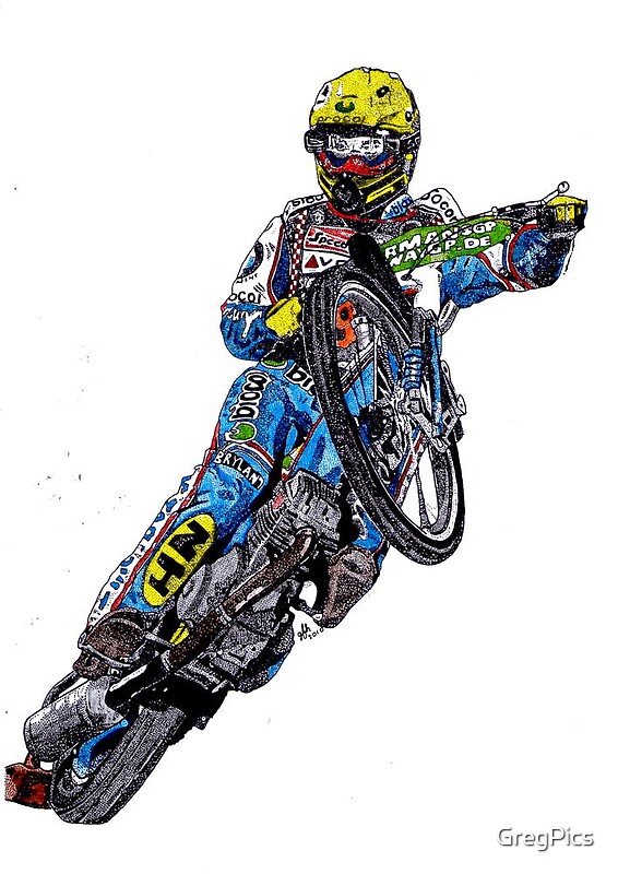 "Tomasz Gollob, Poland, speedway rider" by GregPics | Redbubble