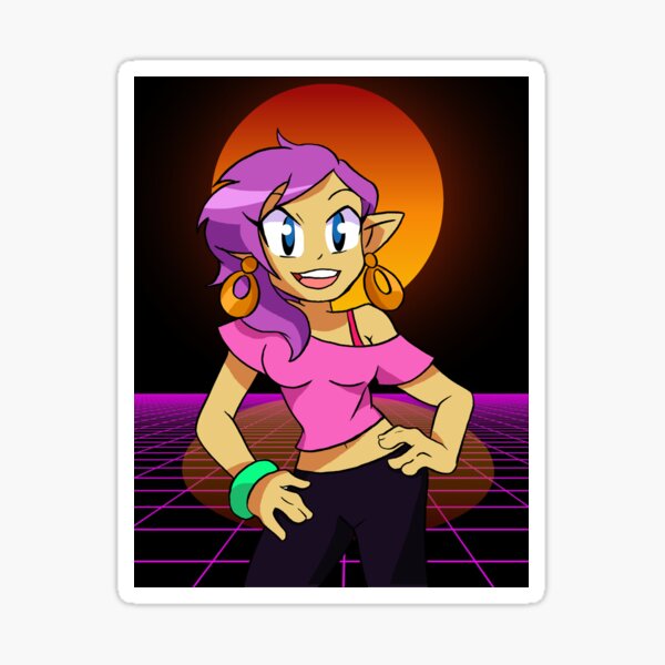 "Retro Shantae" Sticker for Sale by RealJaysonBlade | Redbubble