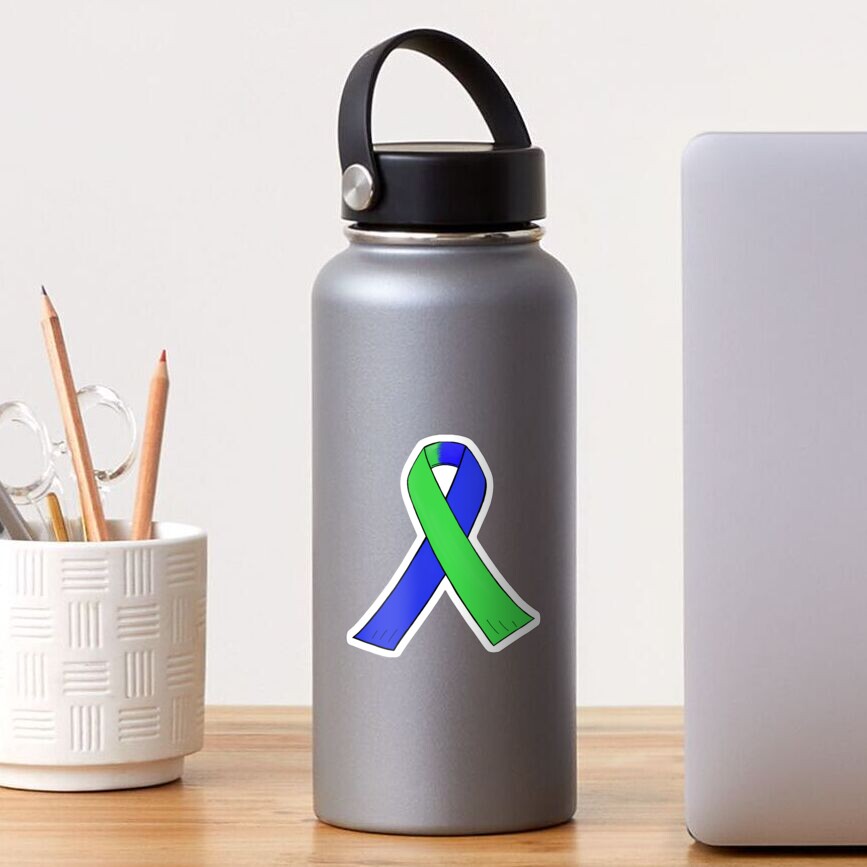 "IIH Awareness Ribbon" Sticker for Sale by ashleyrhoades98 | Redbubble