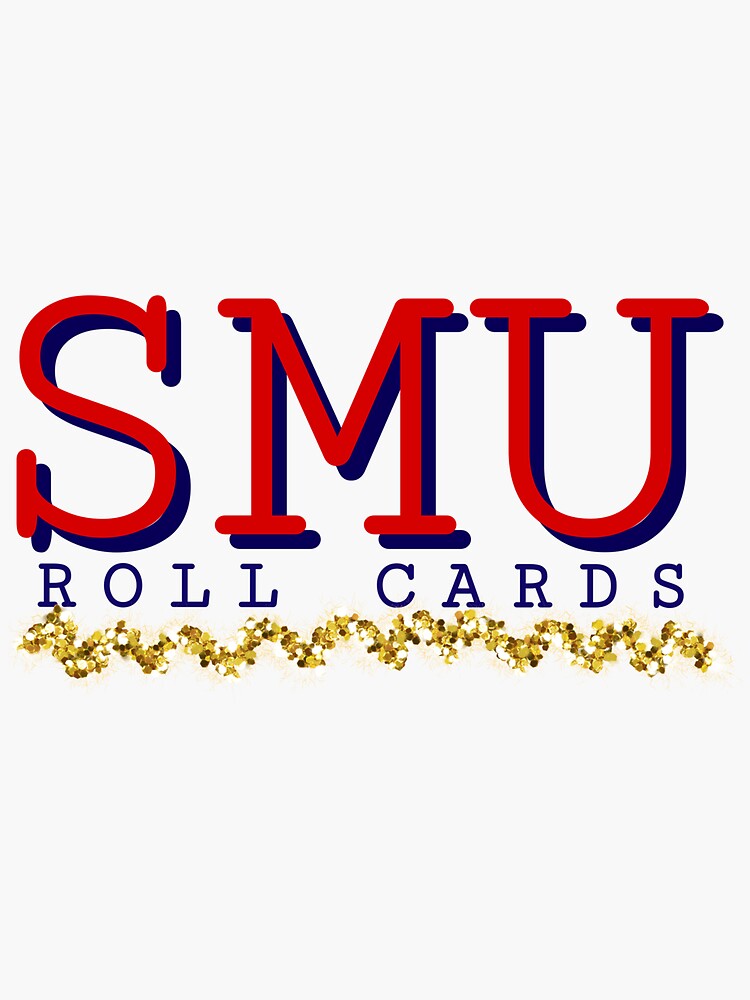 "SMU Roll Cards" Sticker for Sale by tammymantha | Redbubble