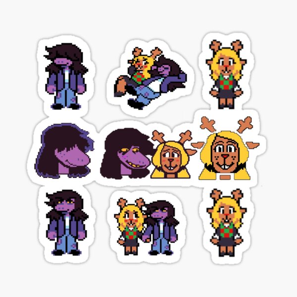 "Susie/Noelle" Sticker for Sale by goatboyalex | Redbubble