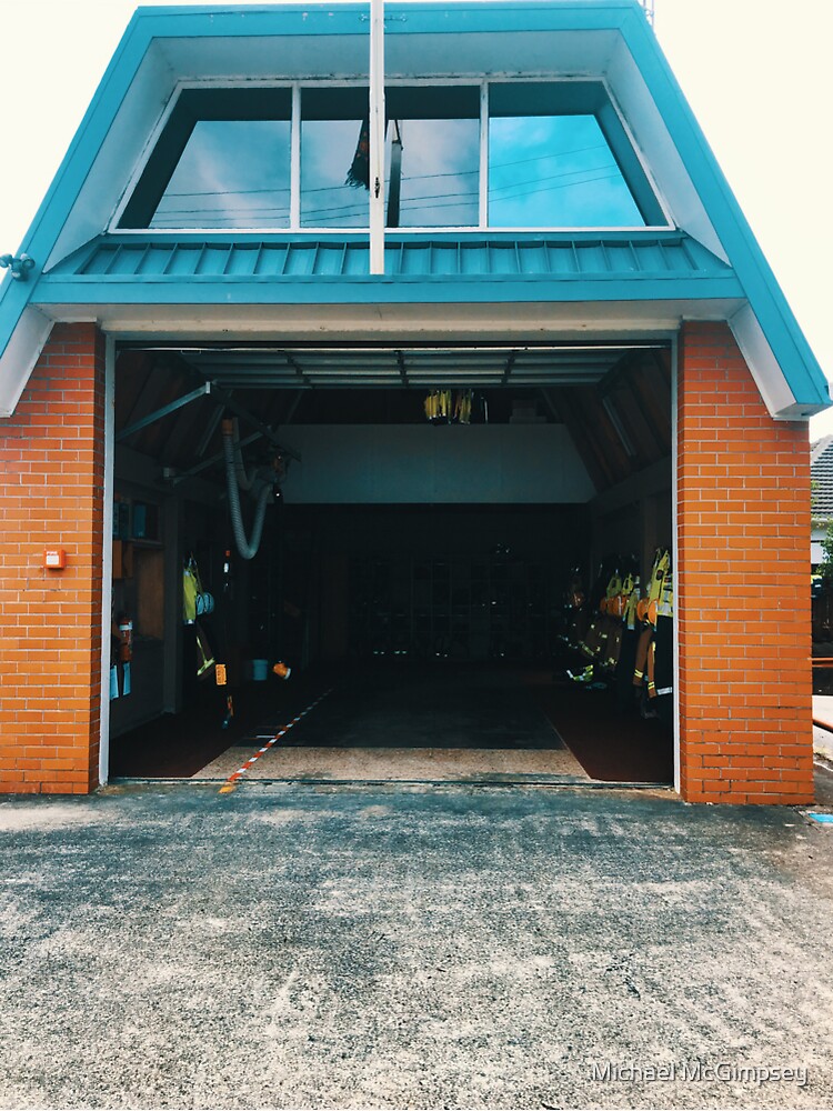 "Empty Fire Station" Sticker by urbanfragments | Redbubble