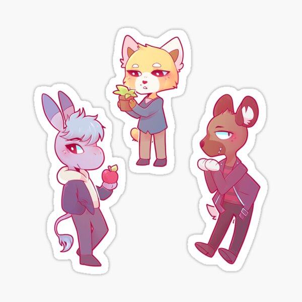 Sticker: Aggretsuko | Redbubble