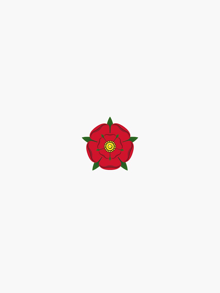 "Lancashire Rose" Sticker for Sale by superkickparty | Redbubble